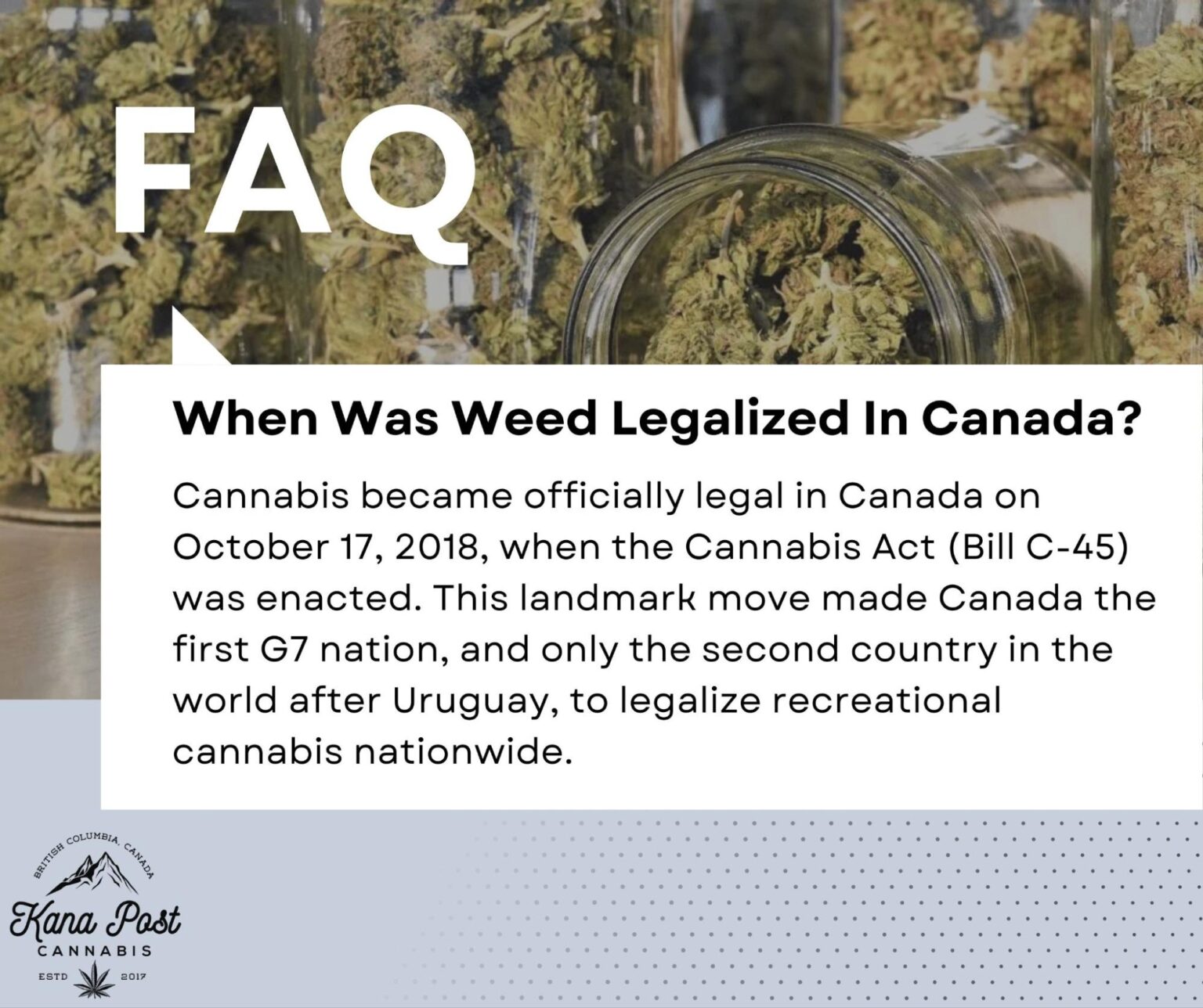 When Was Weed Legalized In Canada